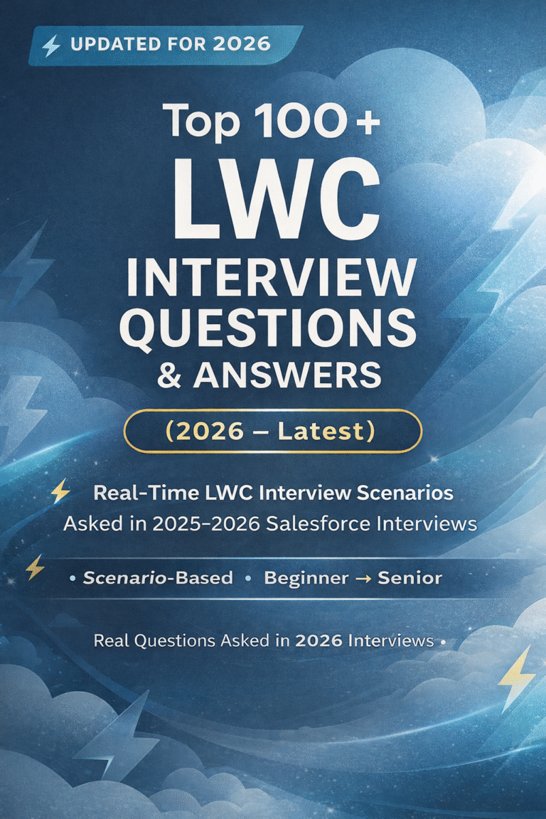 Real-Time LWC Interview Questions for Salesforce Devs (What I Said ...