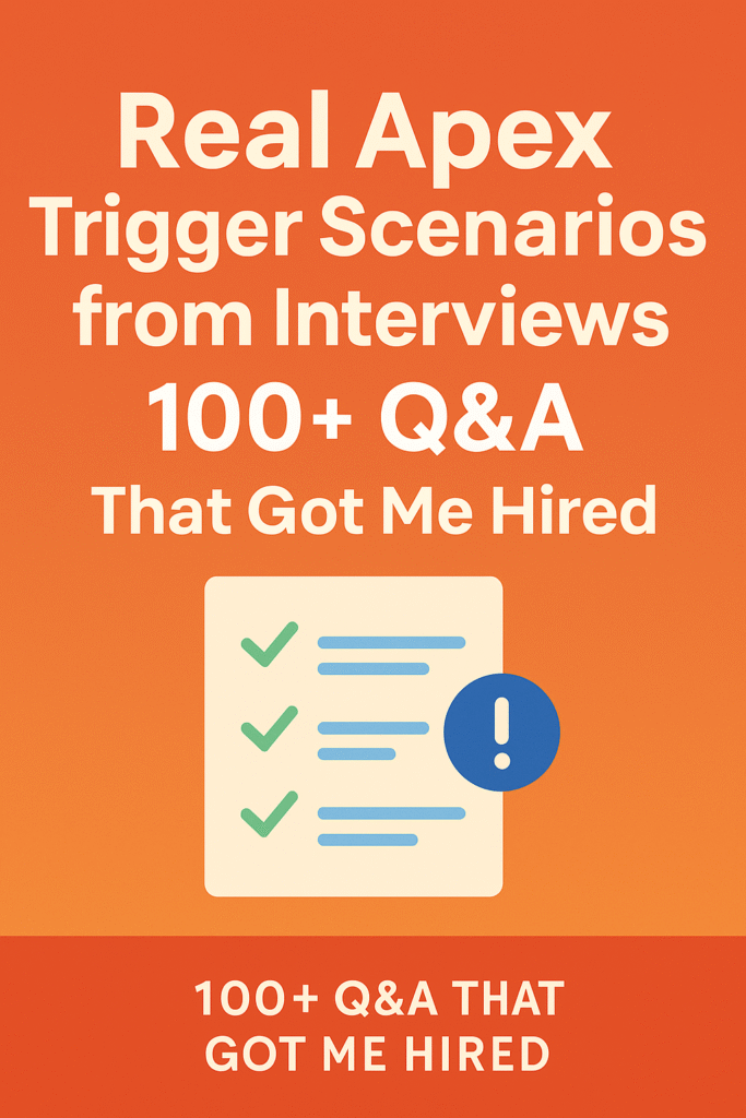 Real Apex Trigger Scenarios from Interviews – 100+ Q&A That Got Me Hired - Trailhead Titans Hub