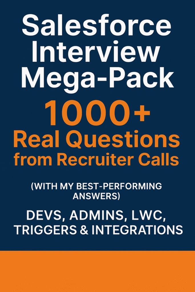 Salesforce Interview Mega-Pack: 1000+ Real Questions from Recruiter ...